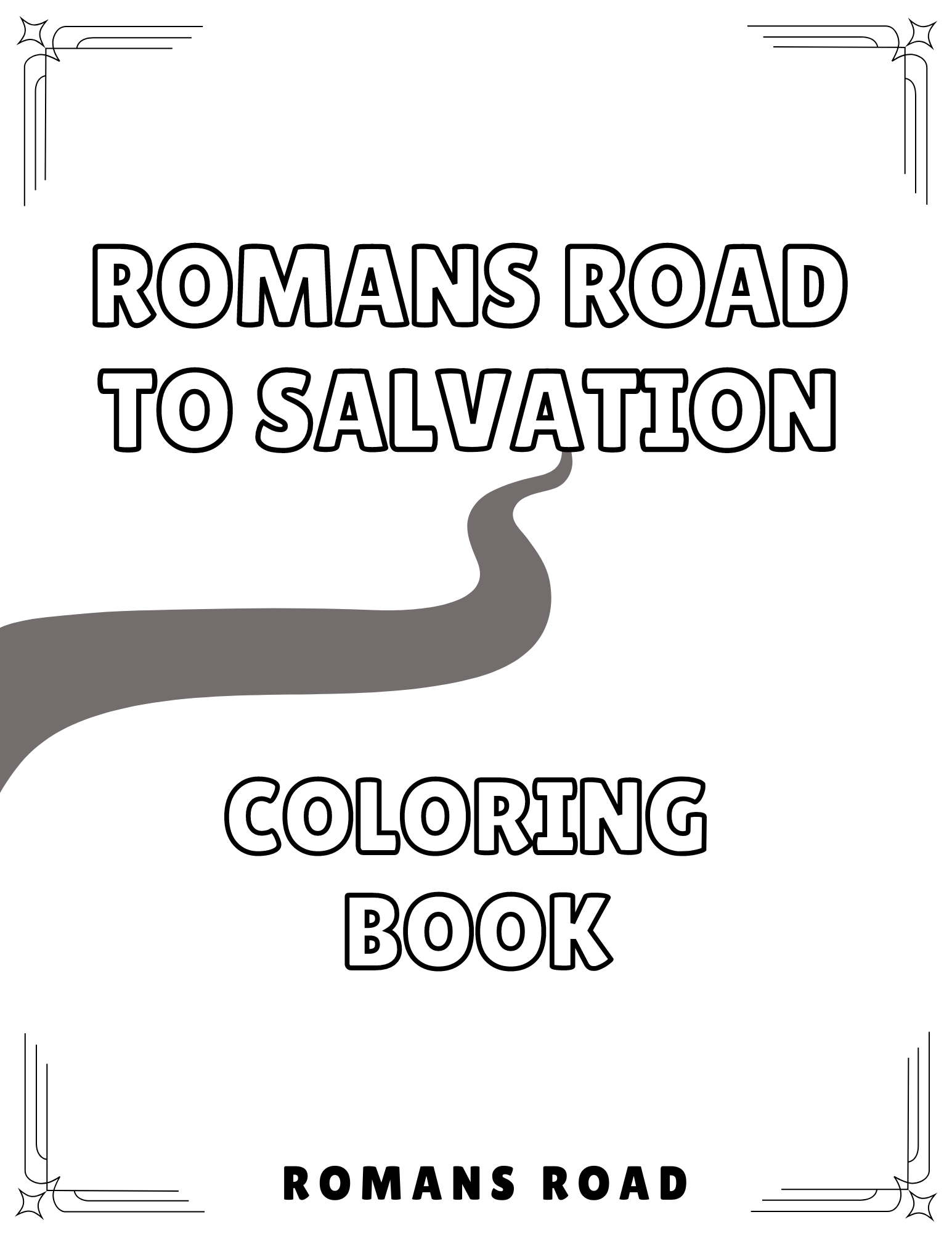 Romans Road - Bible Verse Coloring Book (Digital Download) – In His ...