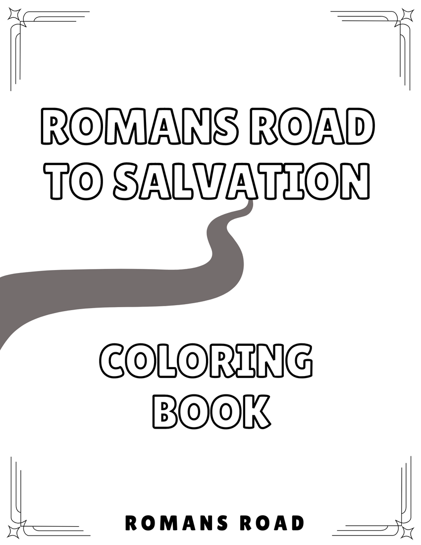 Romans Road - Bible Verse Coloring Book (Digital Download) – In His ...